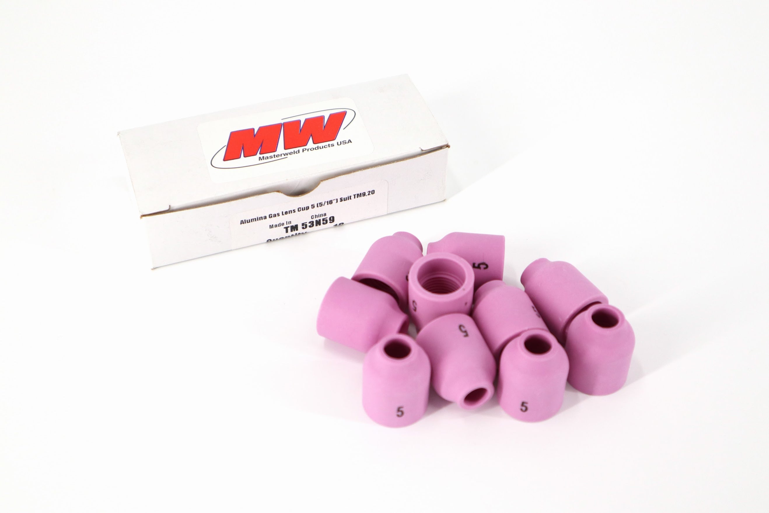 20 series Alumina gas lens cup #5 5/16" 53n59 package of 10 — Welding ...