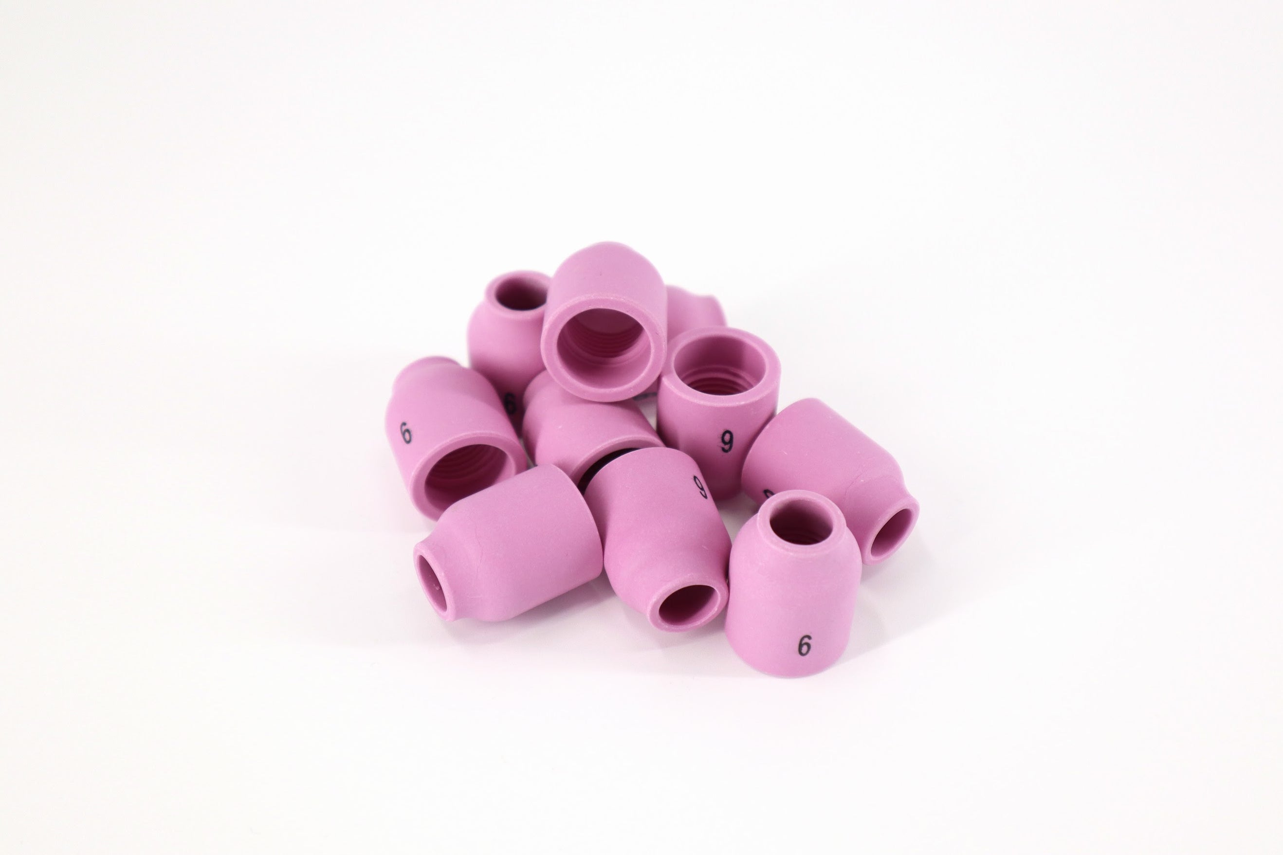 Masterweld 10-pk Gas Lens Ceramic Cup Alumina 53N60 for Tig Welding Set ...