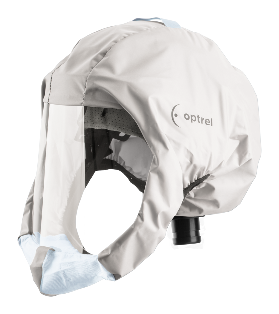Optrel Soft Hood Short Version White NIOSH Approved | Welding For Less