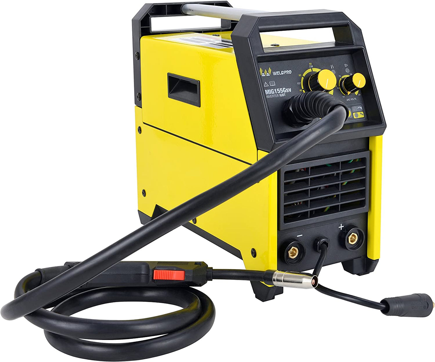 MIG155gsv 155 Amp Inverter MIG/STICK Arc Welder Machine With Dual ...