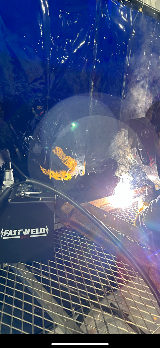 FastWeld 24V Battery Powered Portable Welder Flux Cored Gasless Welder ...